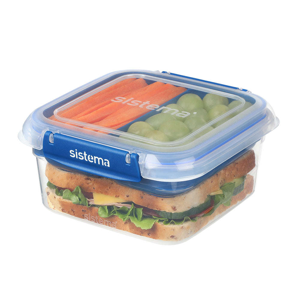 Sistema 1.15L Square Stax To Go – Sistema Plastics South Africa
