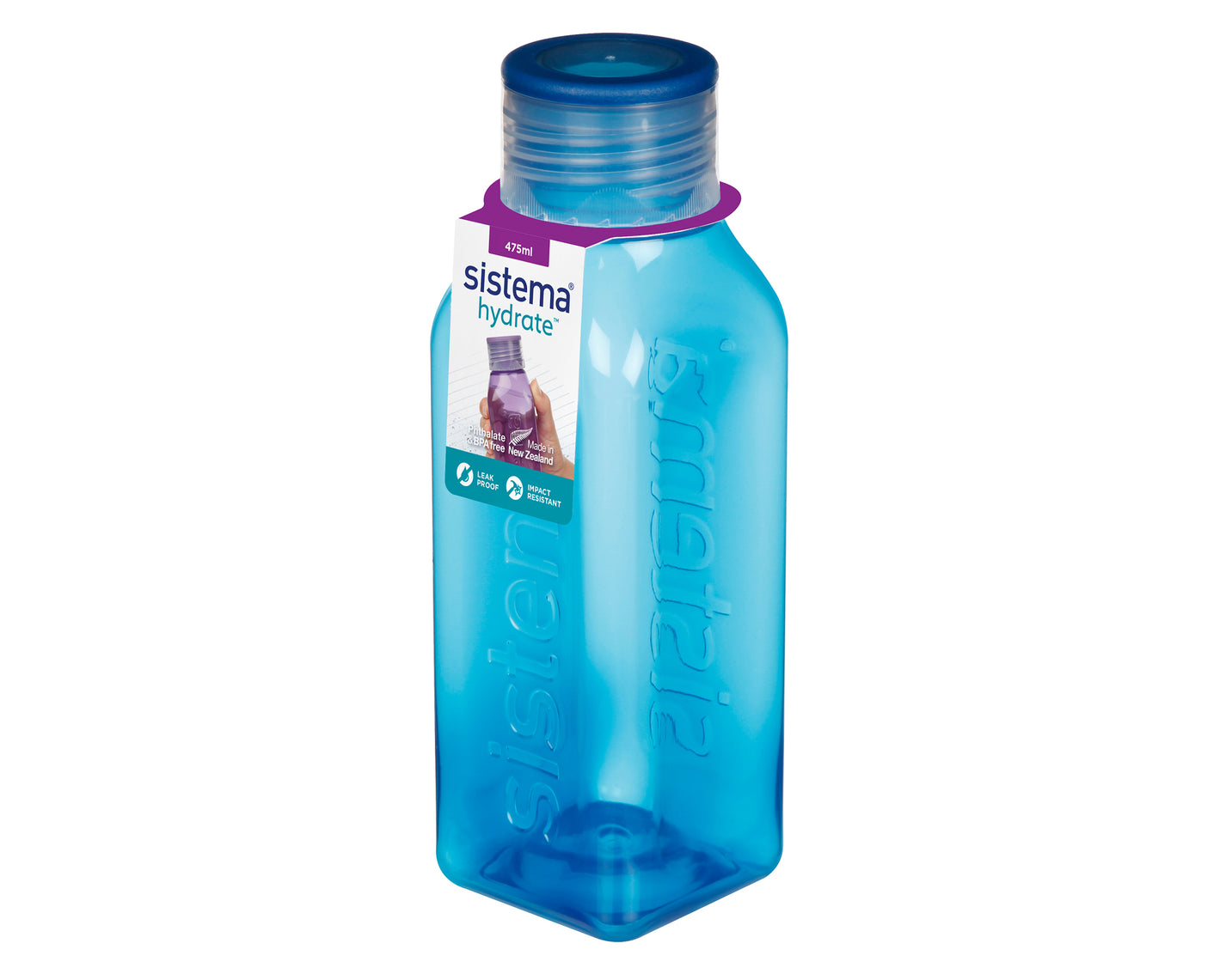 Sistema Plastics 475ml Small Square Bottle – Sistema Plastics South Africa